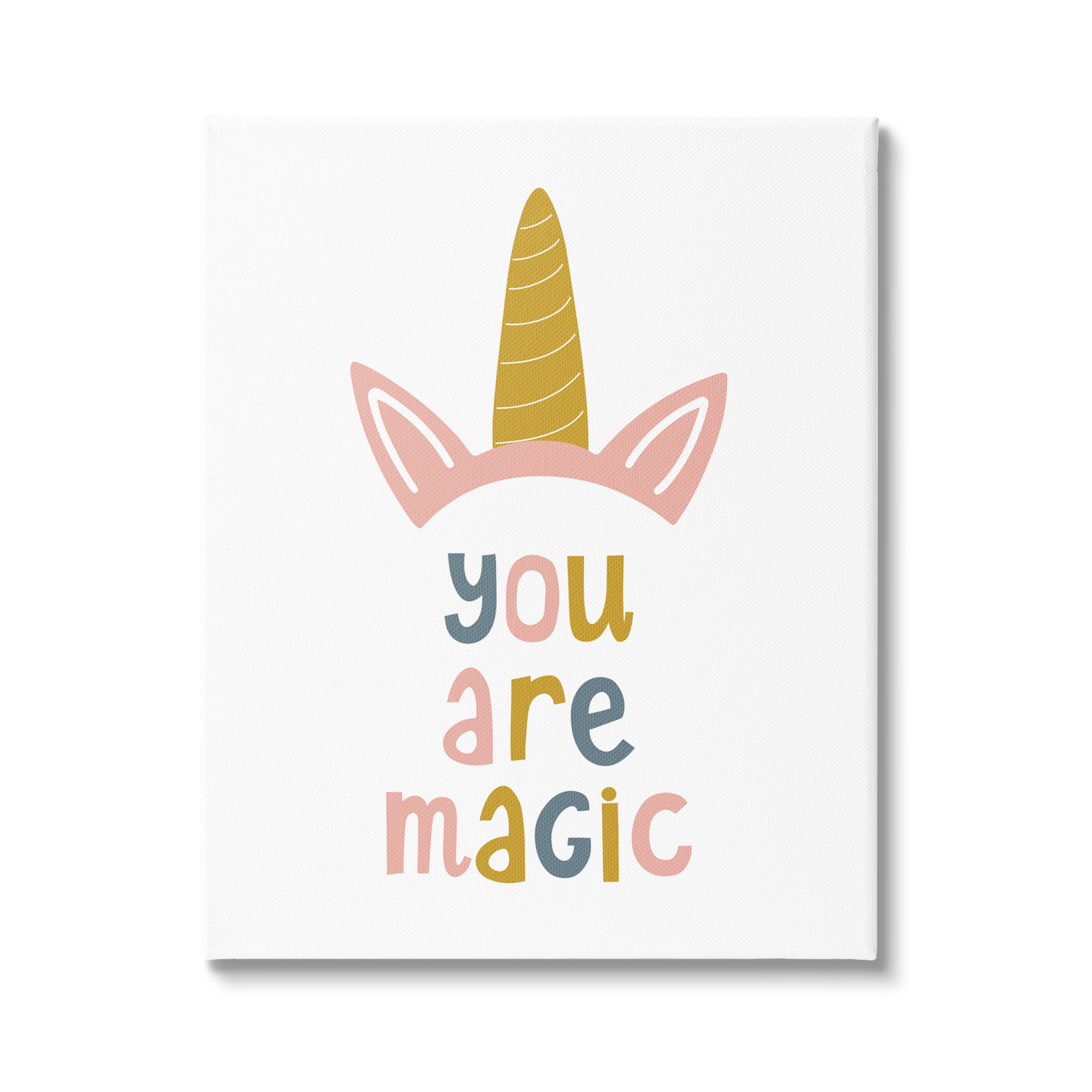 Trinx You Are Magic Unicorn Horn On Canvas by Alina Sagirova Print | Wayfair